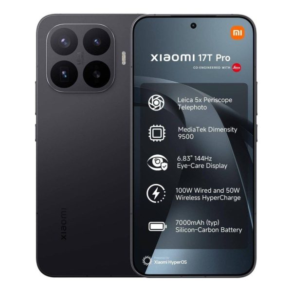 XIAOMI 17T PRO 512GB 12GB BLACK - Extreme Mobiles Ltd