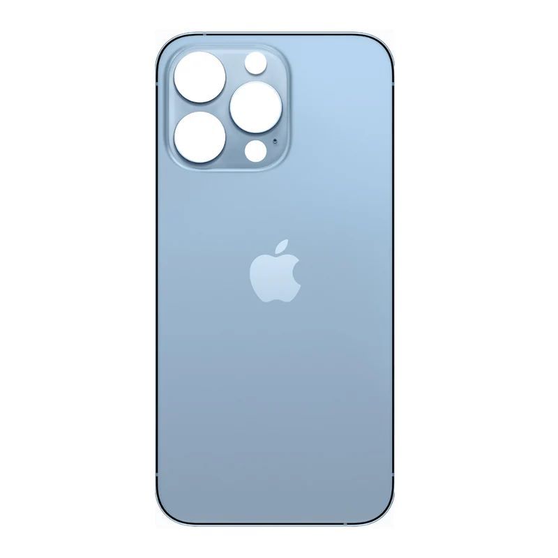 BACK GLASS iPHONE 13 PRO MAX BIG HOLE BLUE - Extreme Mobiles Ltd