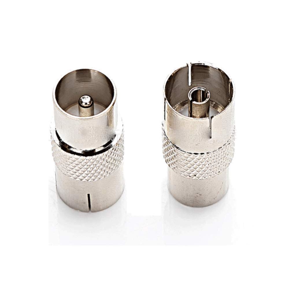 TV ANTENNA CONNECTOR MALE TO FEMALE AERIAL CONNECTOR - Extreme Mobiles Ltd